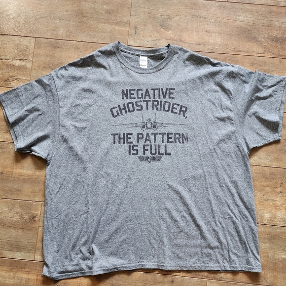 Gildan | Shirts | Negative Ghost Rider Top Gun Graphic Tee | Poshmark